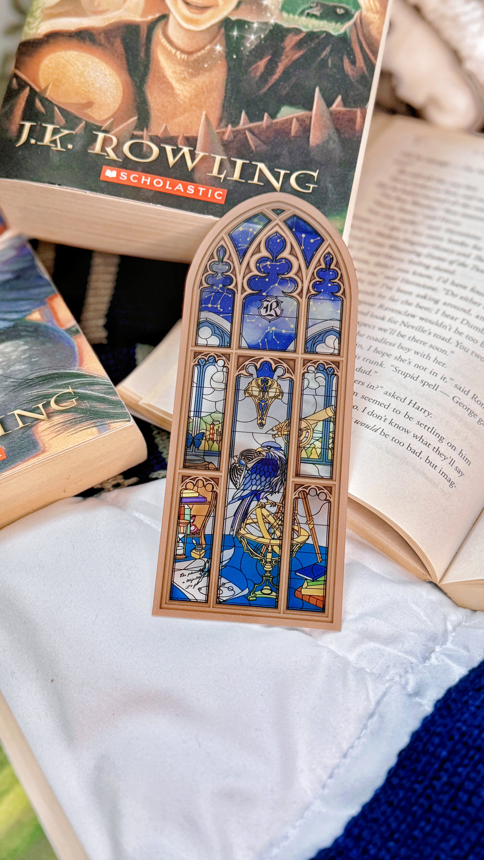 House Stained Glass Bookmark – Aftercolor