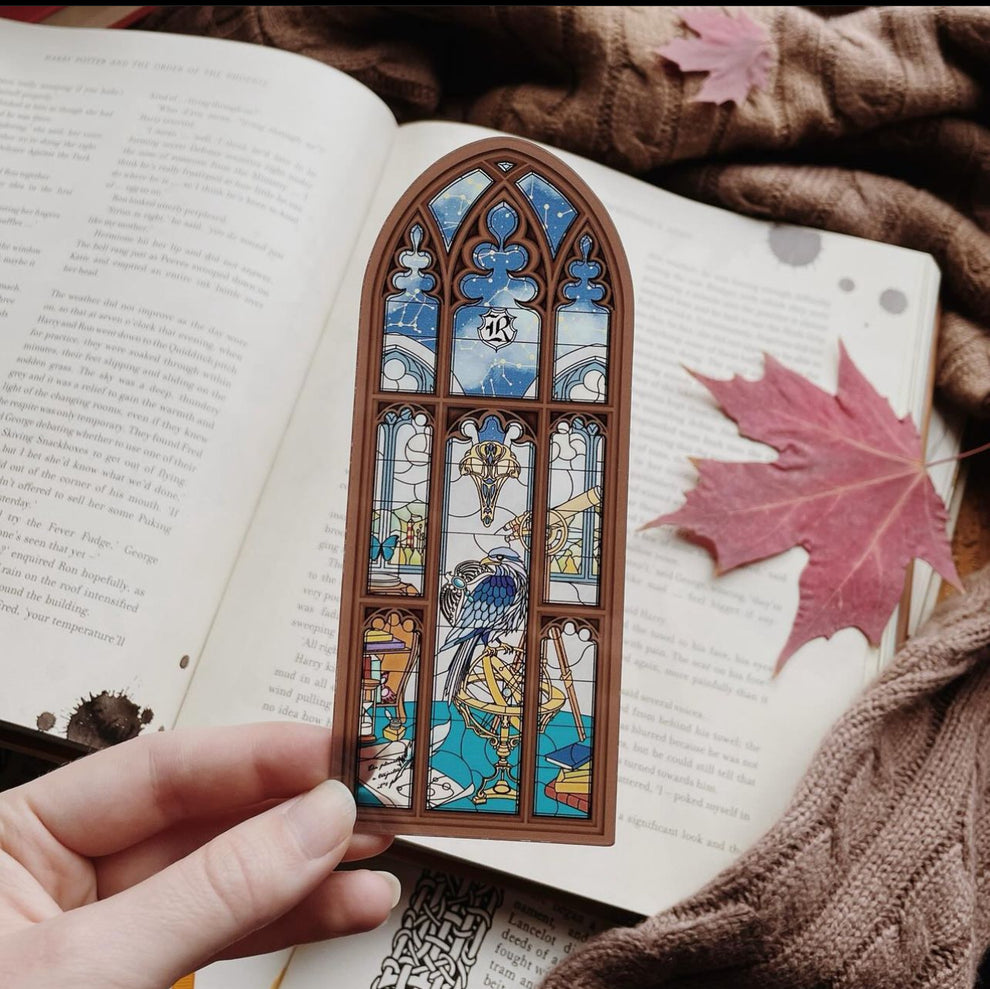 House Stained Glass Bookmark – Aftercolor