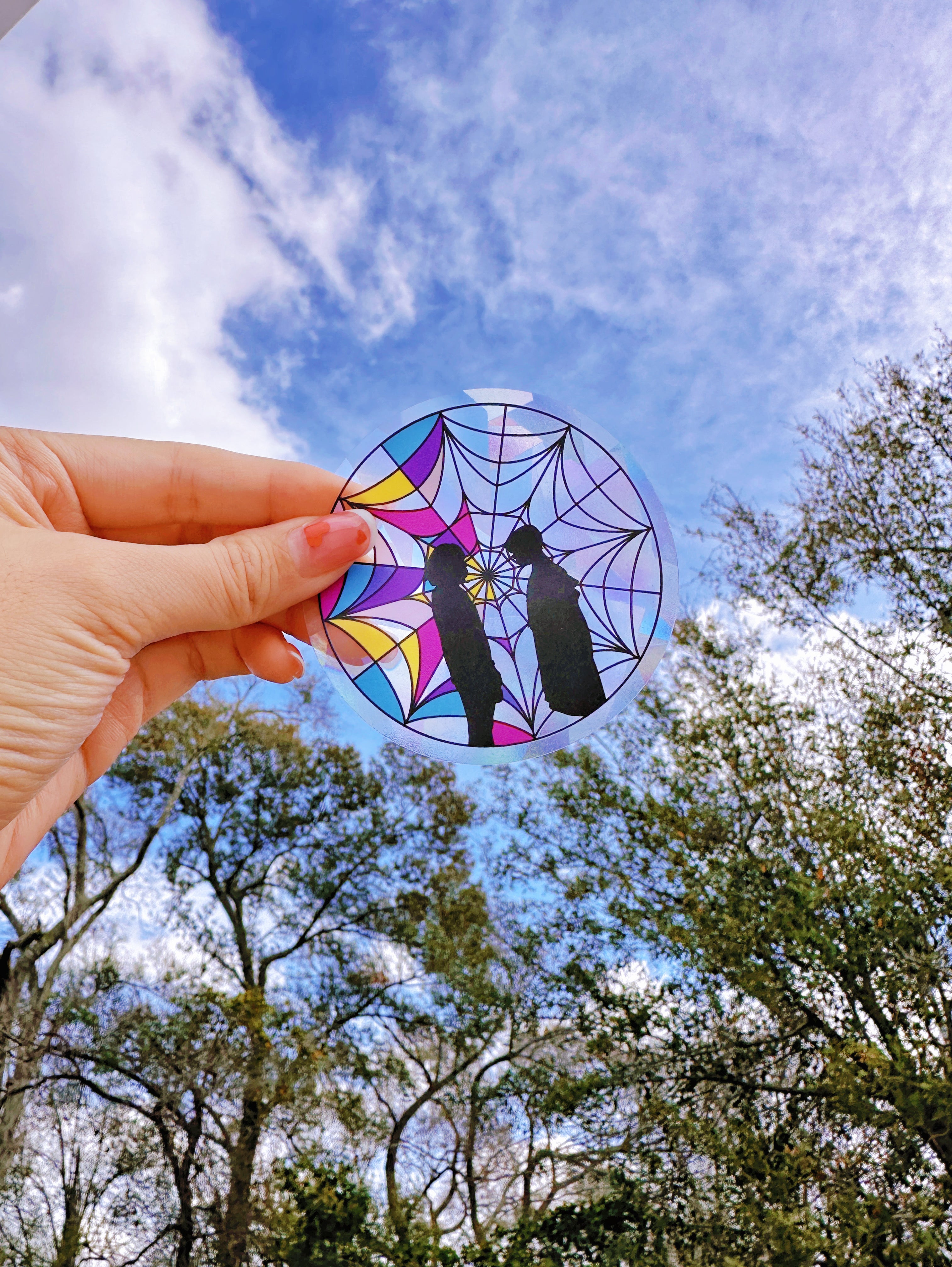 Wednesday & Enid Friendship Suncatcher Decal – Aftercolor